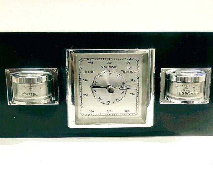 Vintage Weather Station, LUFFT, Barometer, Thermometer, Hygrometer ...