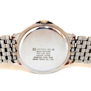 Vintage Watch, Watch ORIENT, Chandor, Watch Quartz, Case Steel and Gold ...