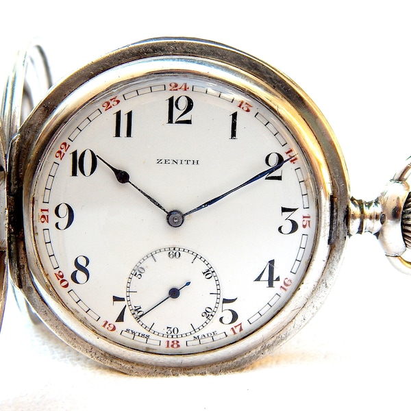 Zenith Pocket Watch - Etsy