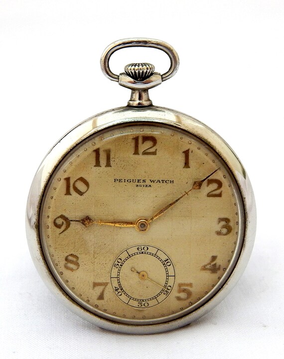 Antique Pocket, PEIGUES Watch, Open Face, Circa 1910,… - Gem