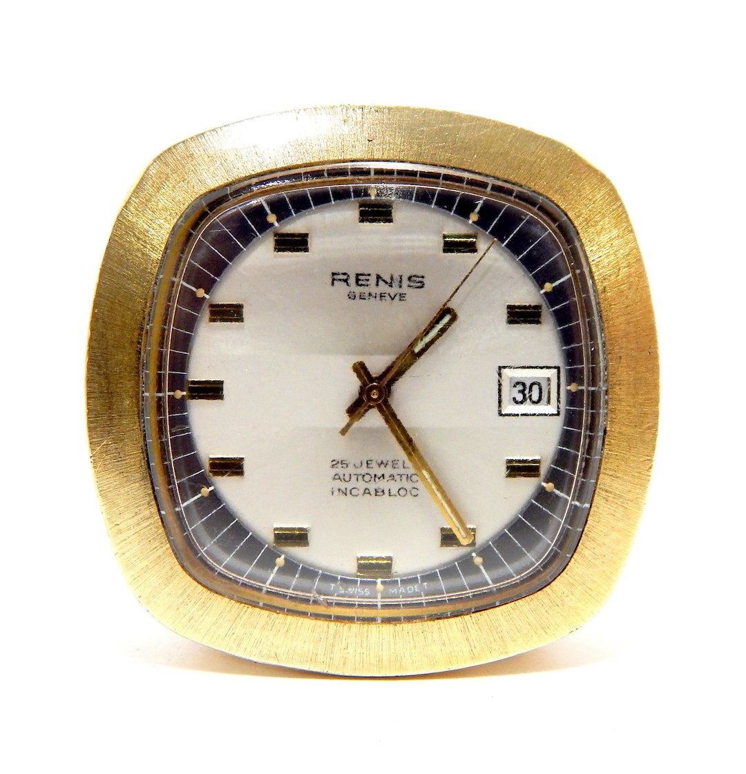 Vintage Watch RENIS, Renis Geneve, Wrist Watch, Watch Automatic, 25 ...