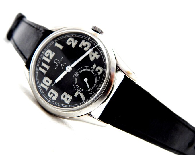 Vintage Watch, OMEGA Military, Watch Military, Watch Omega, Case Steel ...