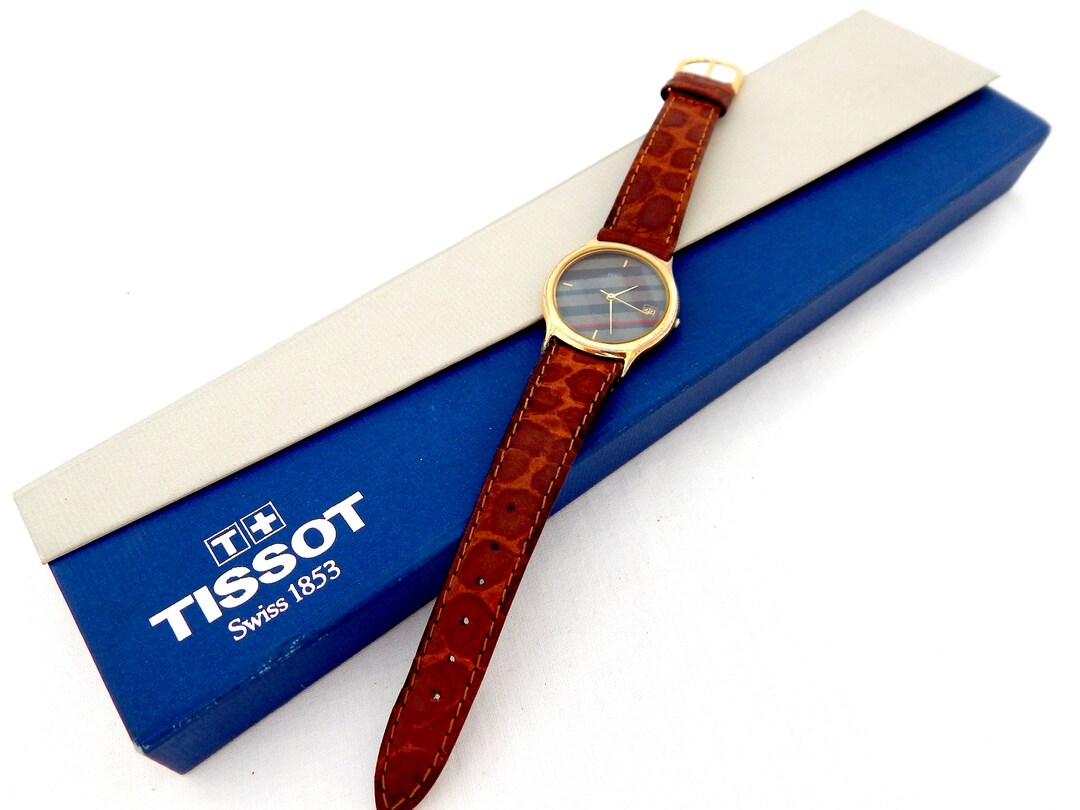 Vintage Watch, TISSOT Stylist, Quartz, Ref. F355, Case Gold Plated ...