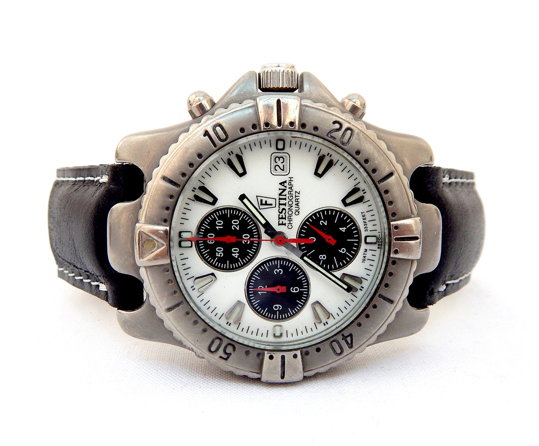 Watch FESTINA, Quartz, Watch Chronograph, Ref 8800 1, Case Titanium ...