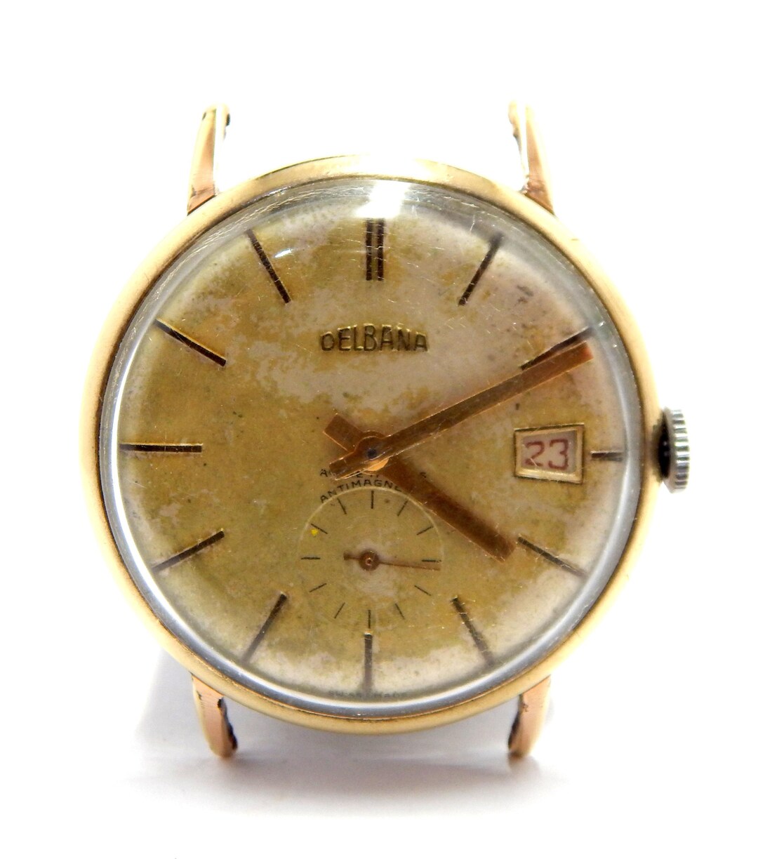 Vintage Watch, Watch DELBANA, Wrist Watch, Hand Winding, 17 Jewels ...