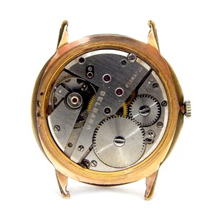 Vintage Watch, Watch DELBANA, Watch Mechanic, Watch Men, Case Gold ...