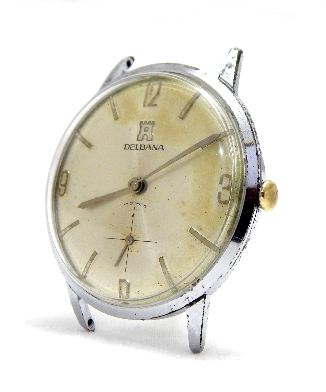 Vintage Watch, Watch DELBANA, Hand Winding, Watch Men, Case Stainless ...