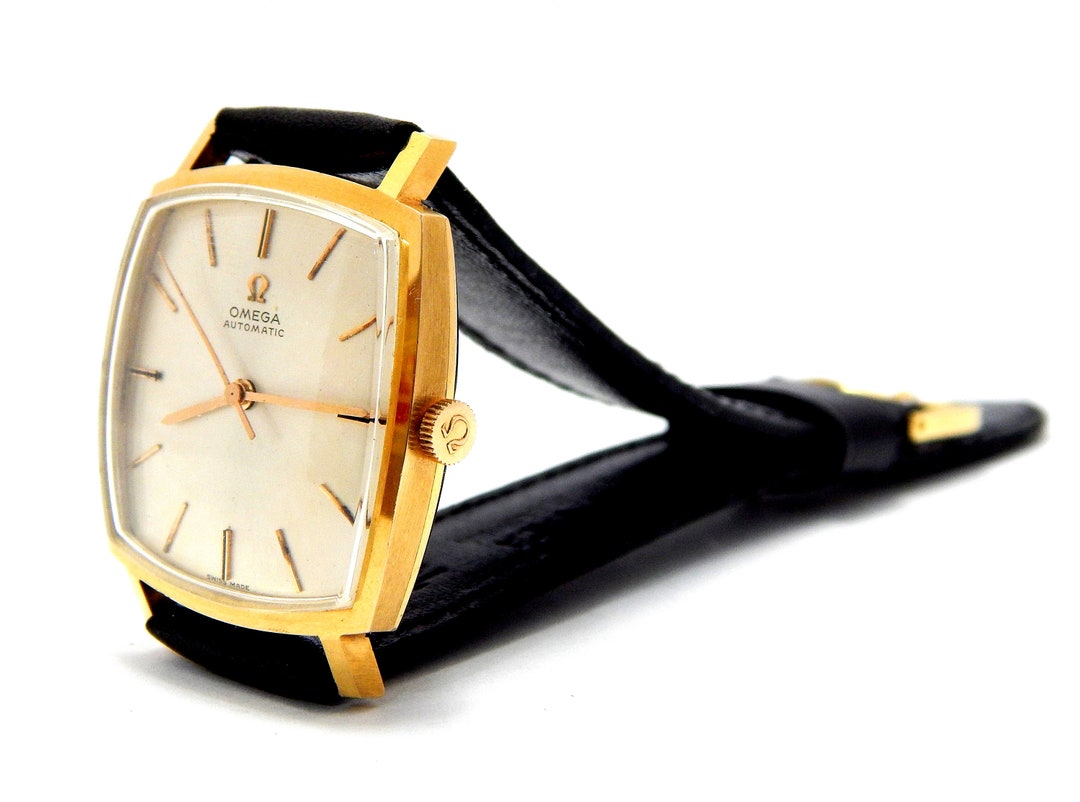 Watch OMEGA, Omega Automatic, Omega Square, 24 Jewels, Case Gold 18kt ...
