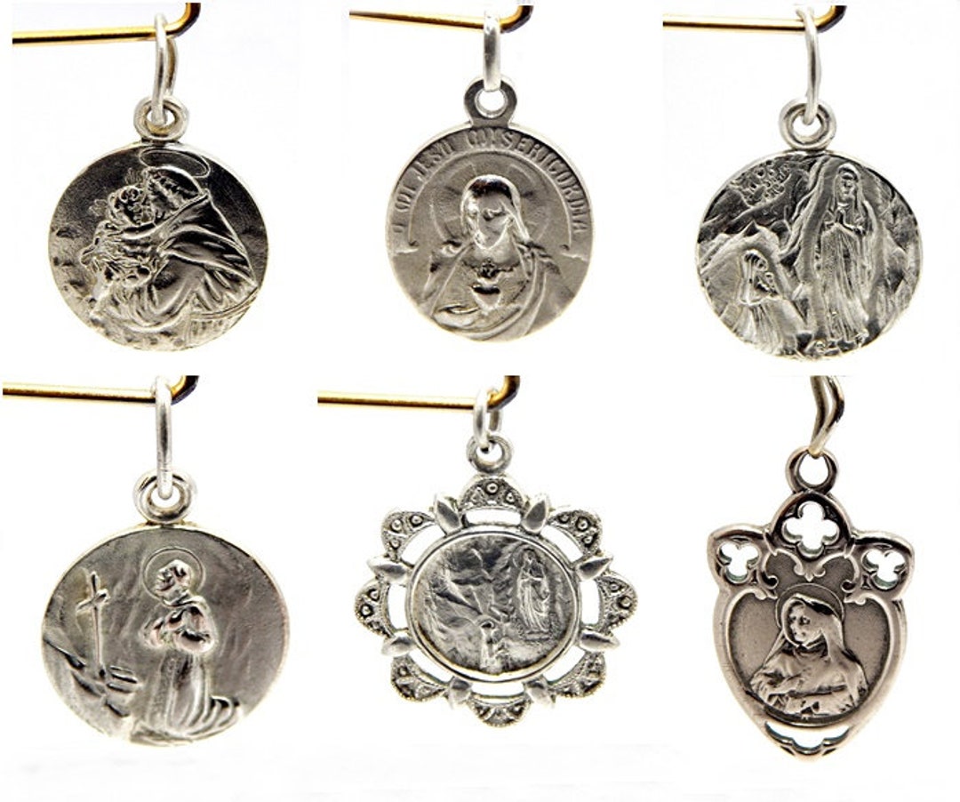 Lot Medals, 6 Antique Medals, Blessed Religious, Medals Catholic ...