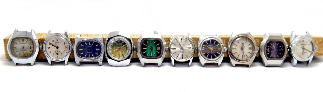 Lot 10 Watches, Watch Vintage, Wrist Watch, Watch Mechanic Automatic ...
