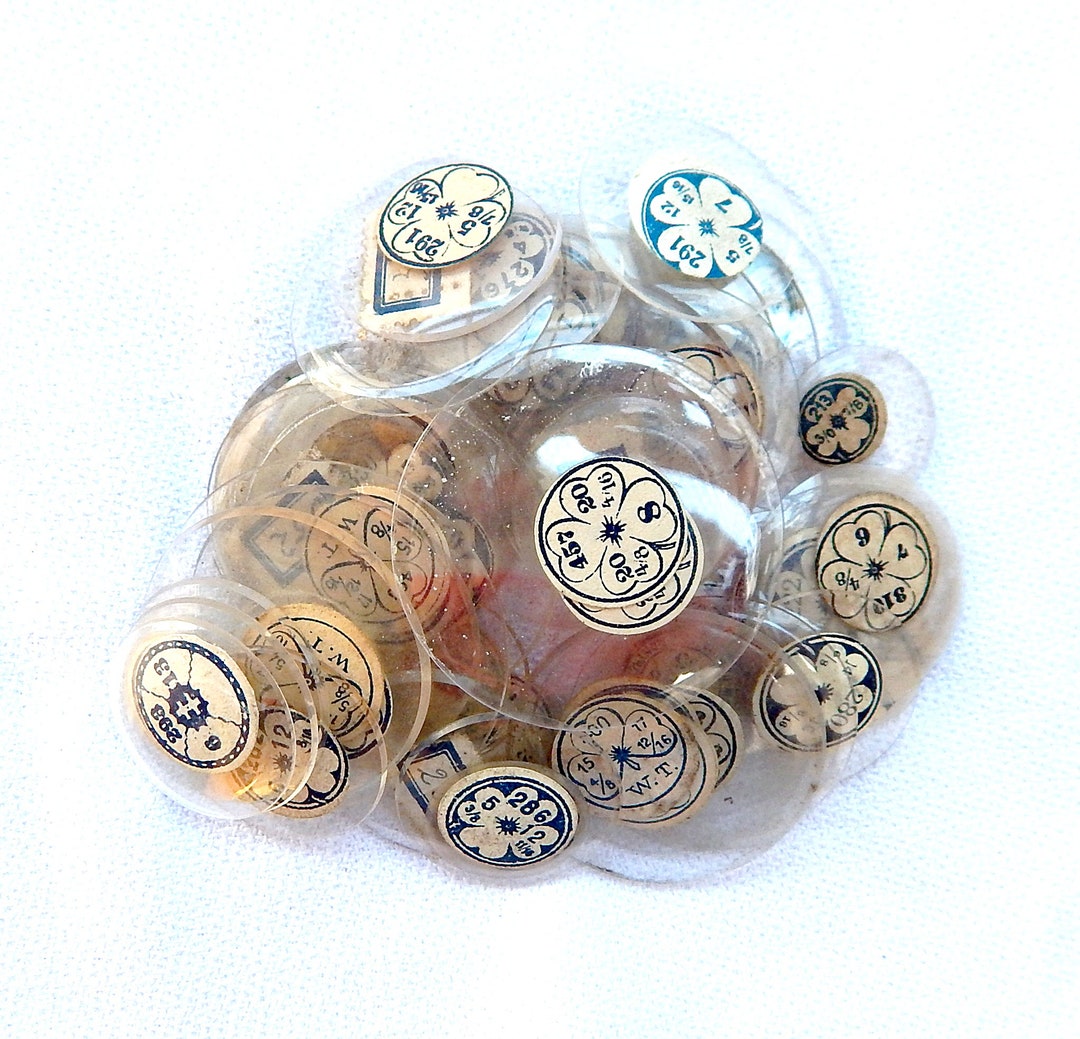 Lot 200 Units Glass Crystals for Wristwatch and Pocket Watches All New ...