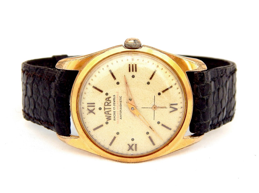 Vintage Watch WATRA Classic Art Deco Hand Winding 1960c - Etsy