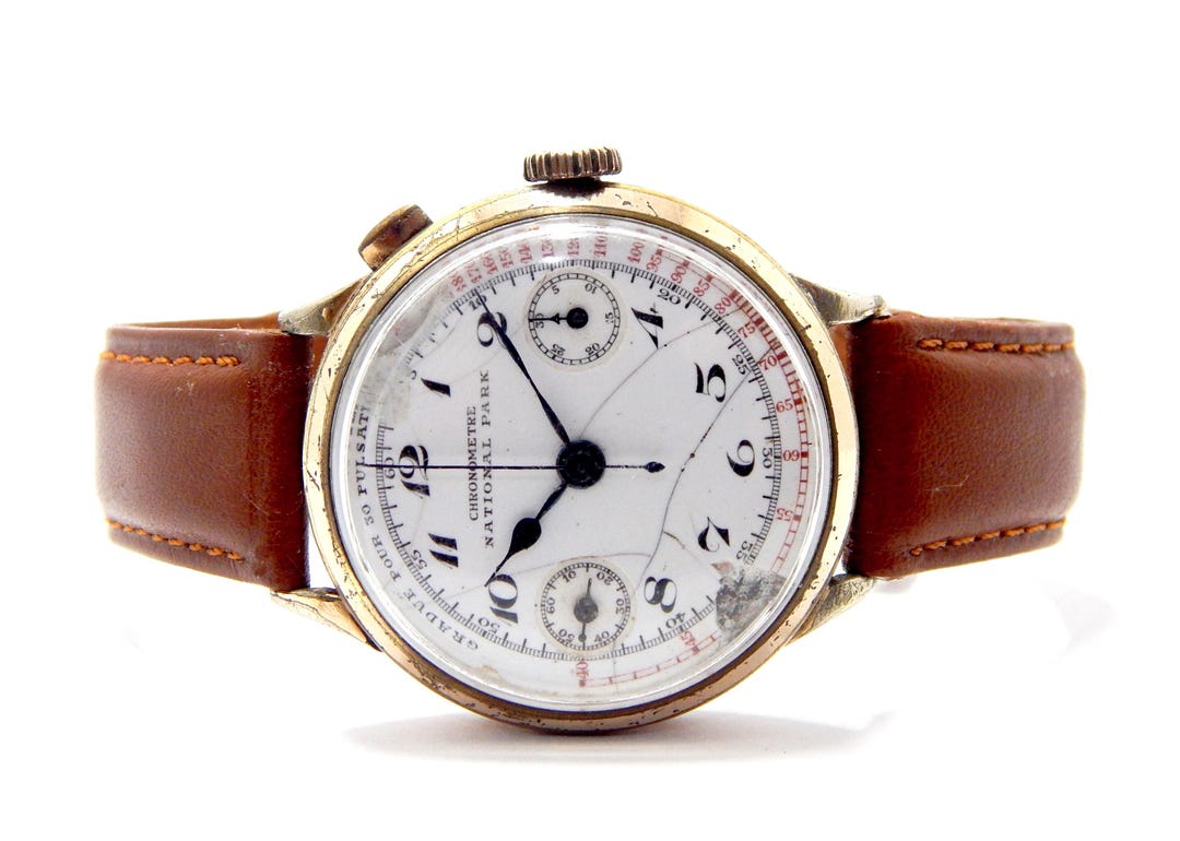 Watch Chronometre NATIONAL PARK, Chronometre Ponopulsant, Hand Winding ...