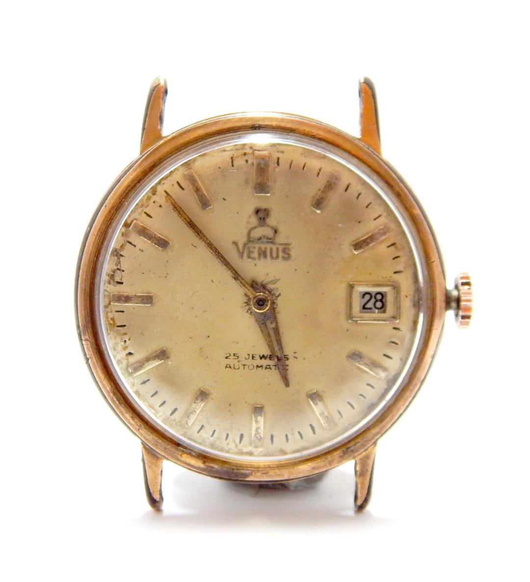 Vintage Watch, Watch VENUS, Watch Automatic, 25 Jewels, 1950c, Case ...