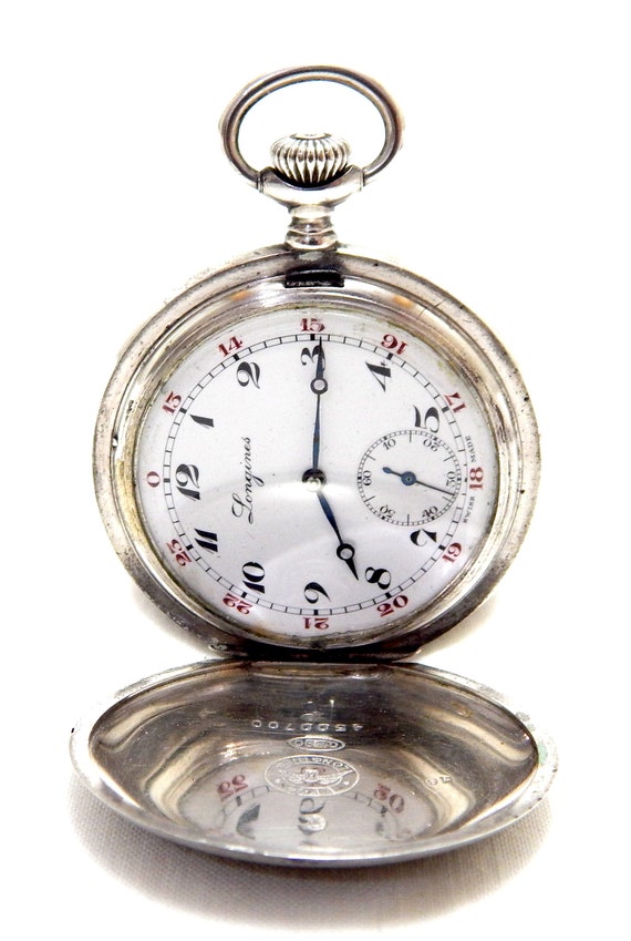 Antique Pocket, Pocket LONGINES, Pocket Hunter, Grand… - Gem