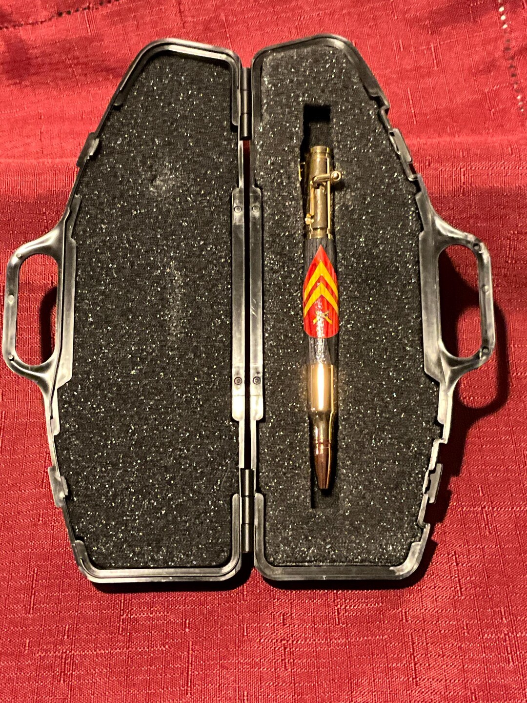 USMC Bolt Action Corporal’s Stripes Pen W/case - Etsy