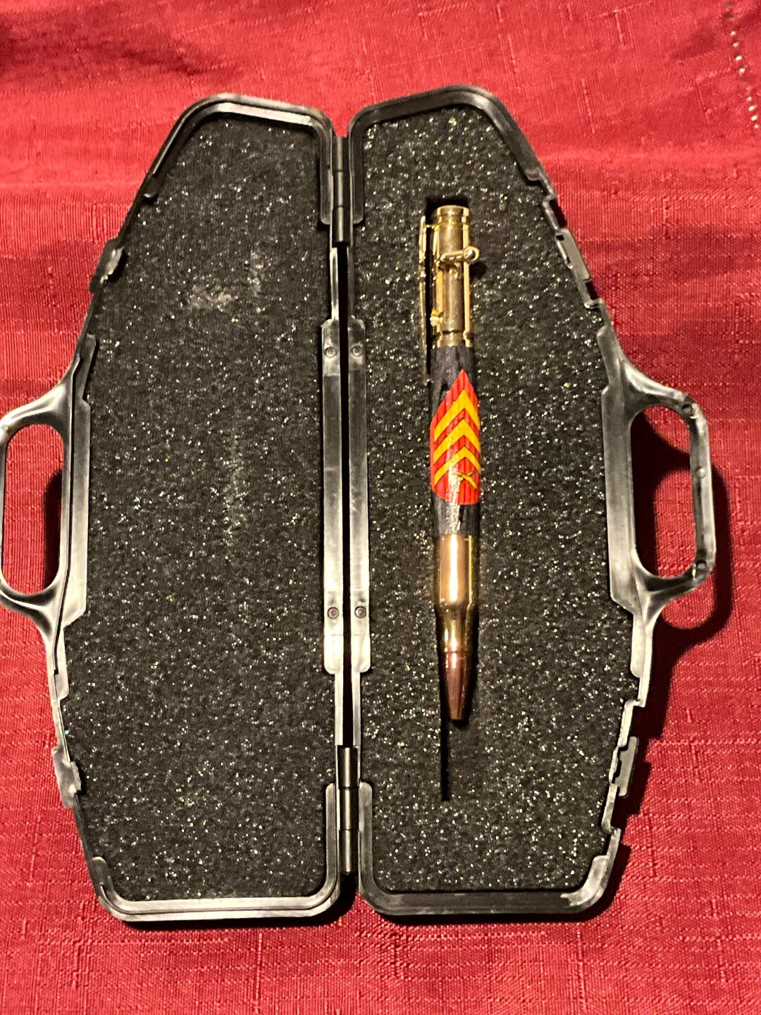 USMC Bolt Action Sergeant’s Stripes Pen W/case - Etsy