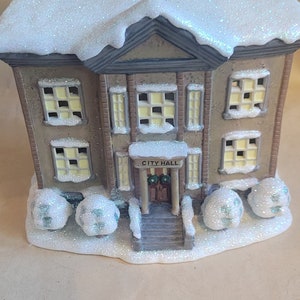 2003 It's a Wonderful Life, City Hall, Illuminated Building - Etsy
