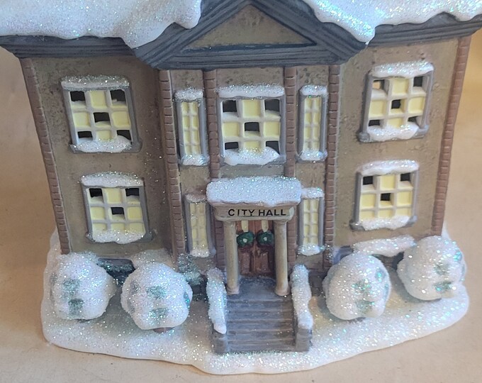 2003 It's a Wonderful Life, City Hall, Illuminated Building - Etsy