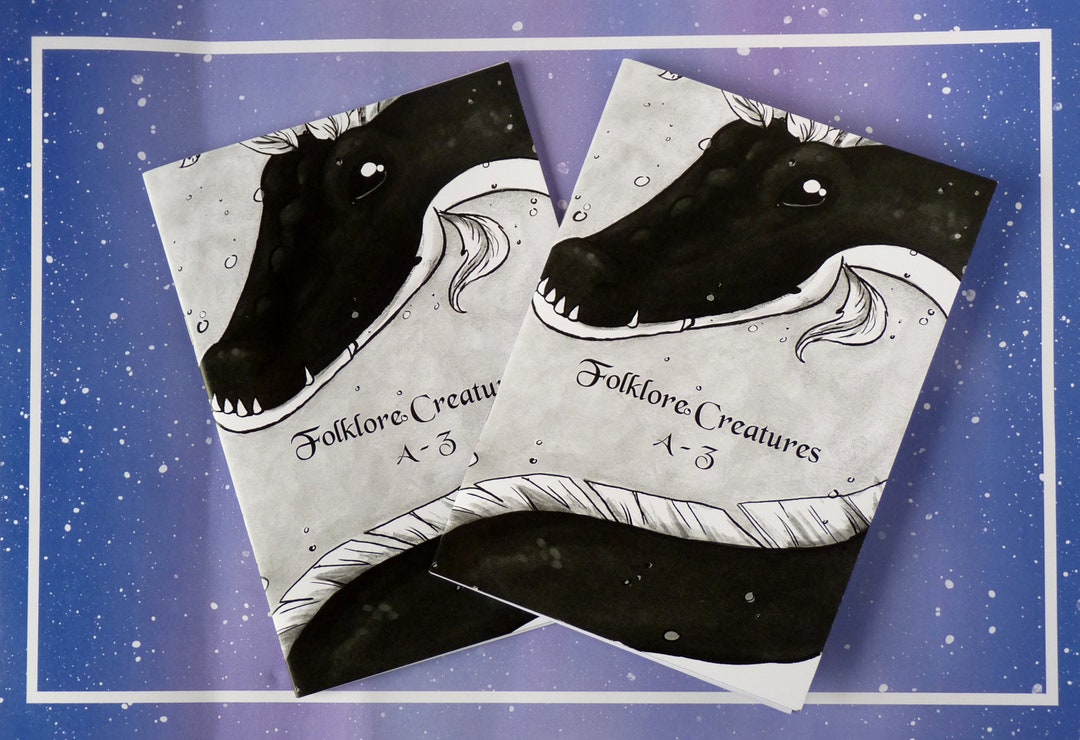 Folklore Creatures A-z - Zine - Comic - Inktober - Etsy