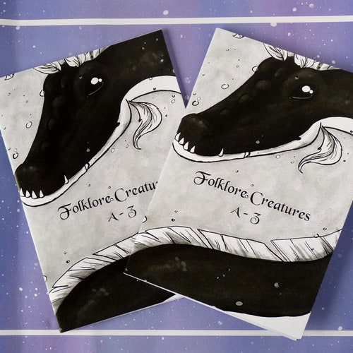 Folklore Creatures A-z Zine Comic Inktober - Etsy
