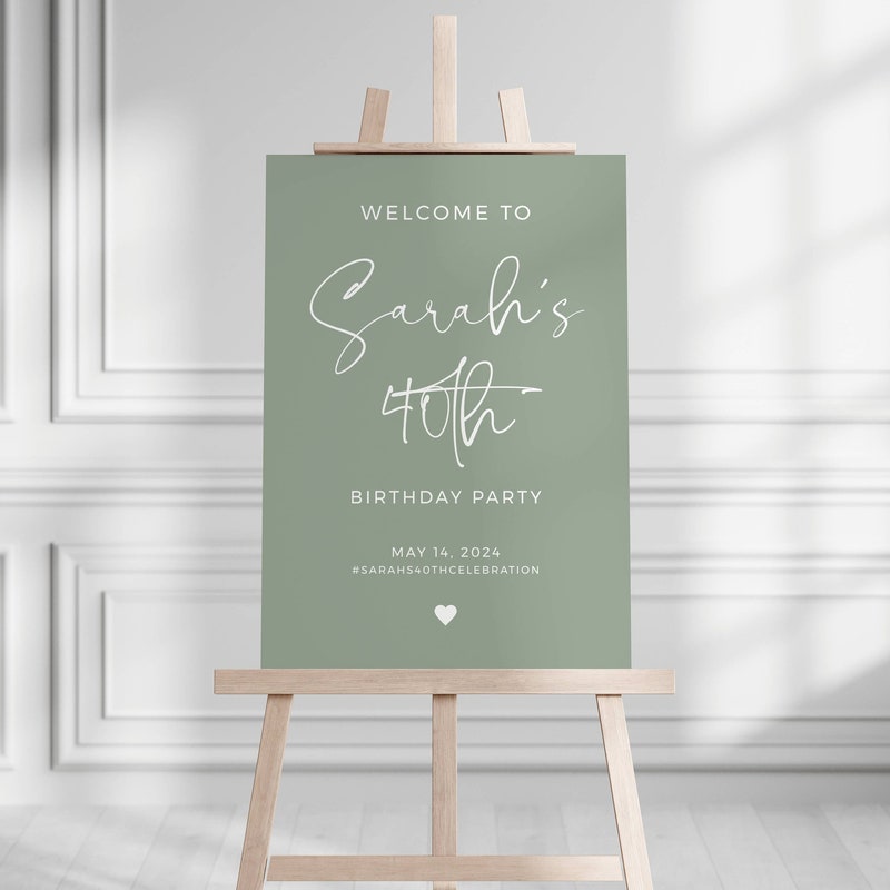 Welcome Party Sign - Etsy