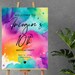 Editable Rainbow Tie Dye Birthday Welcome Sign | INSTANT DOWNLOAD | Any ...