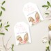 Easter Bunny Ears Gift Tag INSTANT DOWNLOAD Easter Treat Gift, Easter ...
