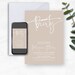 Neutral Tones 30th Birthday Invitation INSTANT DOWNLOAD Beige Minimal ...