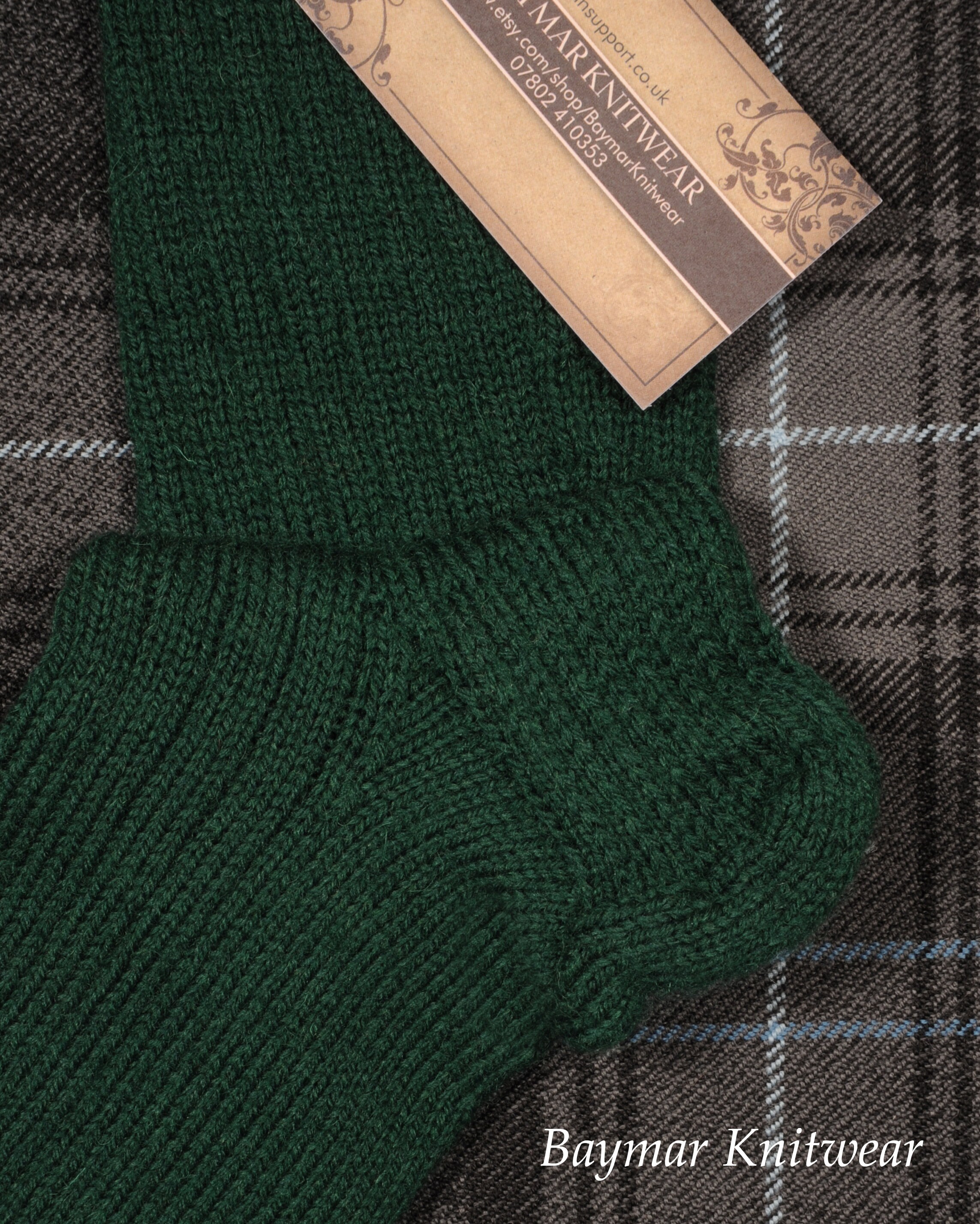 Finest Traditional Hand Knitted Kilt Hose - Made in Scotland - Etsy