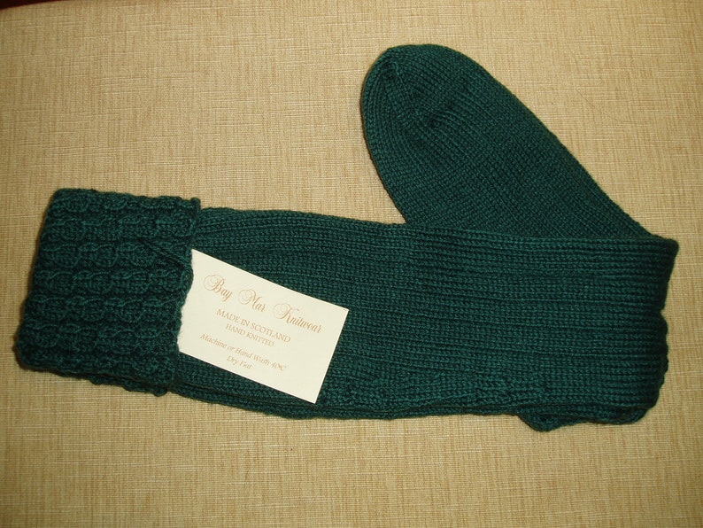 Finest Traditional Hand Knitted Kilt Hose - Made in Scotland - Etsy