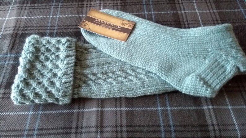 Finest Traditional Hand Knitted Kilt Hose - Made in Scotland - Etsy