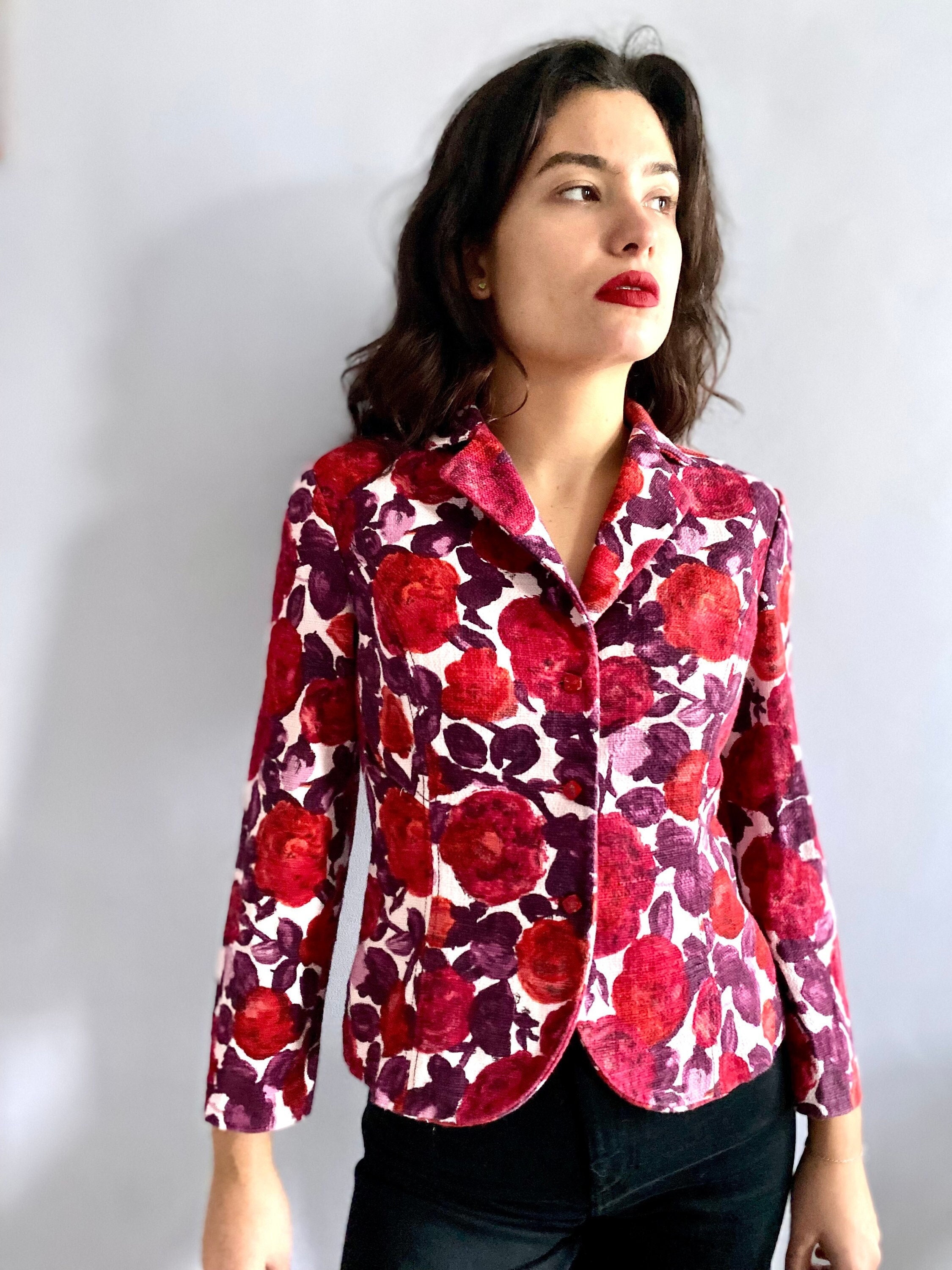 Dolce and Gabbana Floral Print Jacket 90s Dolce Gabbana Dolce and Gabbana Floral Print Jacket 90s Dolce Gabbana
