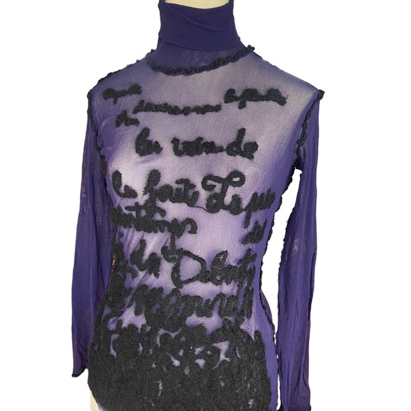 Sheer Mesh Net Top - Etsy