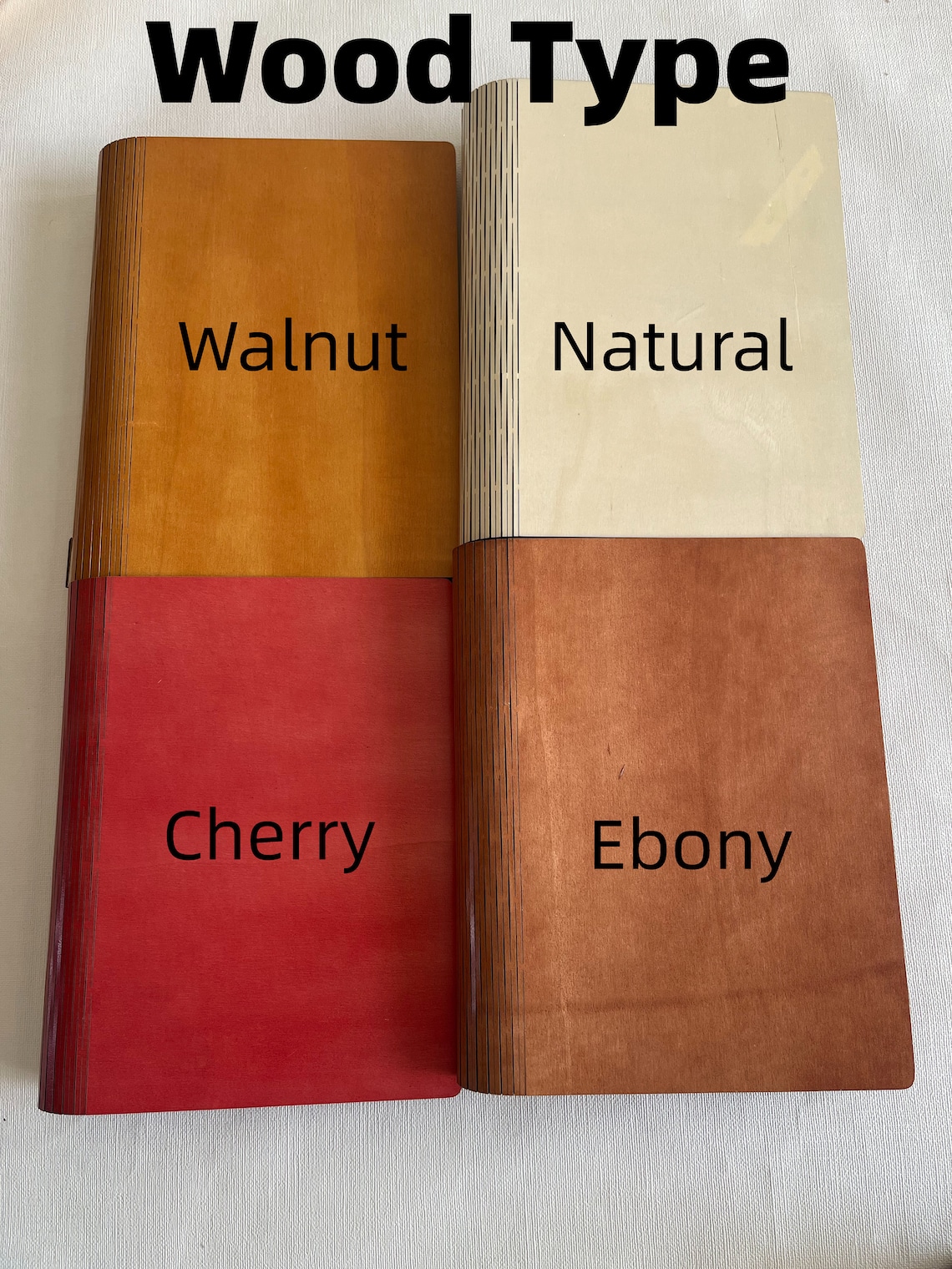 Custom Recipe Book, Wooden Journal, Blank Recipe Book, Family Recipe ...