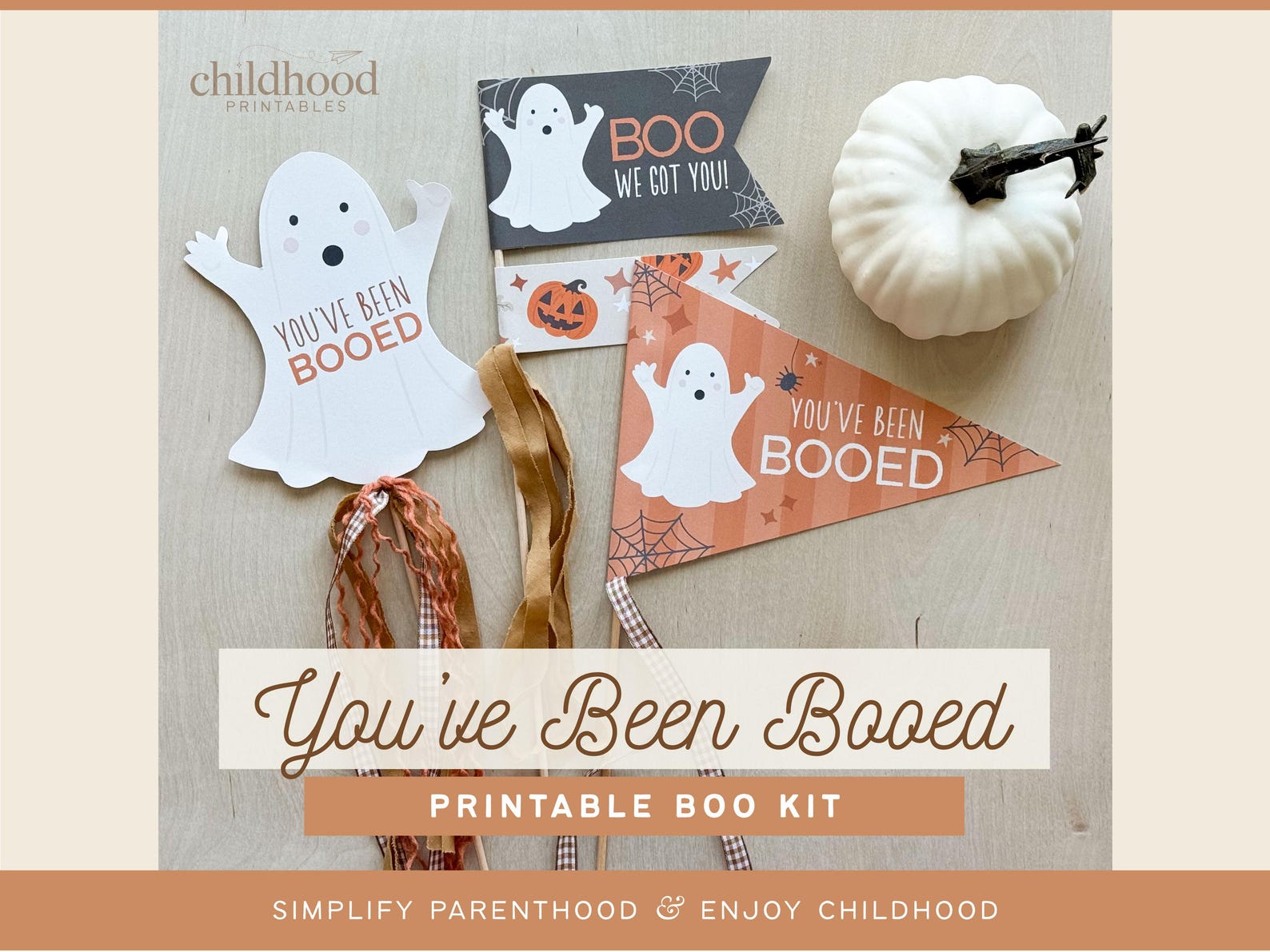 You've Been Booed Kit: Halloween Printables (digital Download) - Etsy