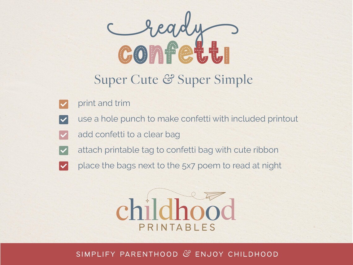 Printable Ready Confetti for Back to School, Ready Confetti Tags ...