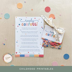 Printable Ready Confetti for Back to School, Ready Confetti Tags ...