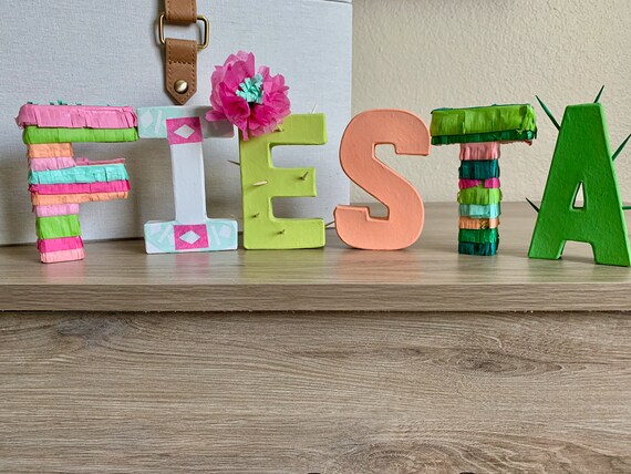 Fiesta Letters SMALL | Etsy