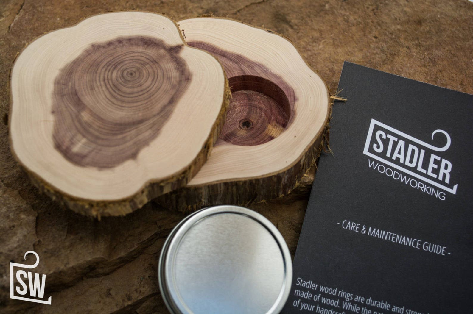 Narrow Walnut Sap/heartwood Bentwood Wedding Band - Etsy