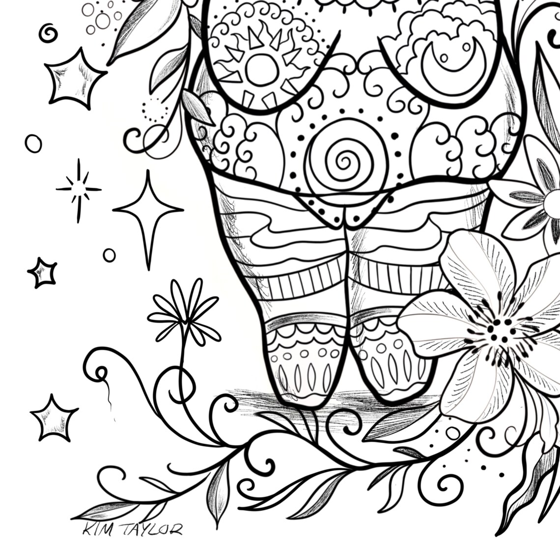 Tattooed Venus of Willendorf Art Print: Feminist Illustration (PDF) - Etsy