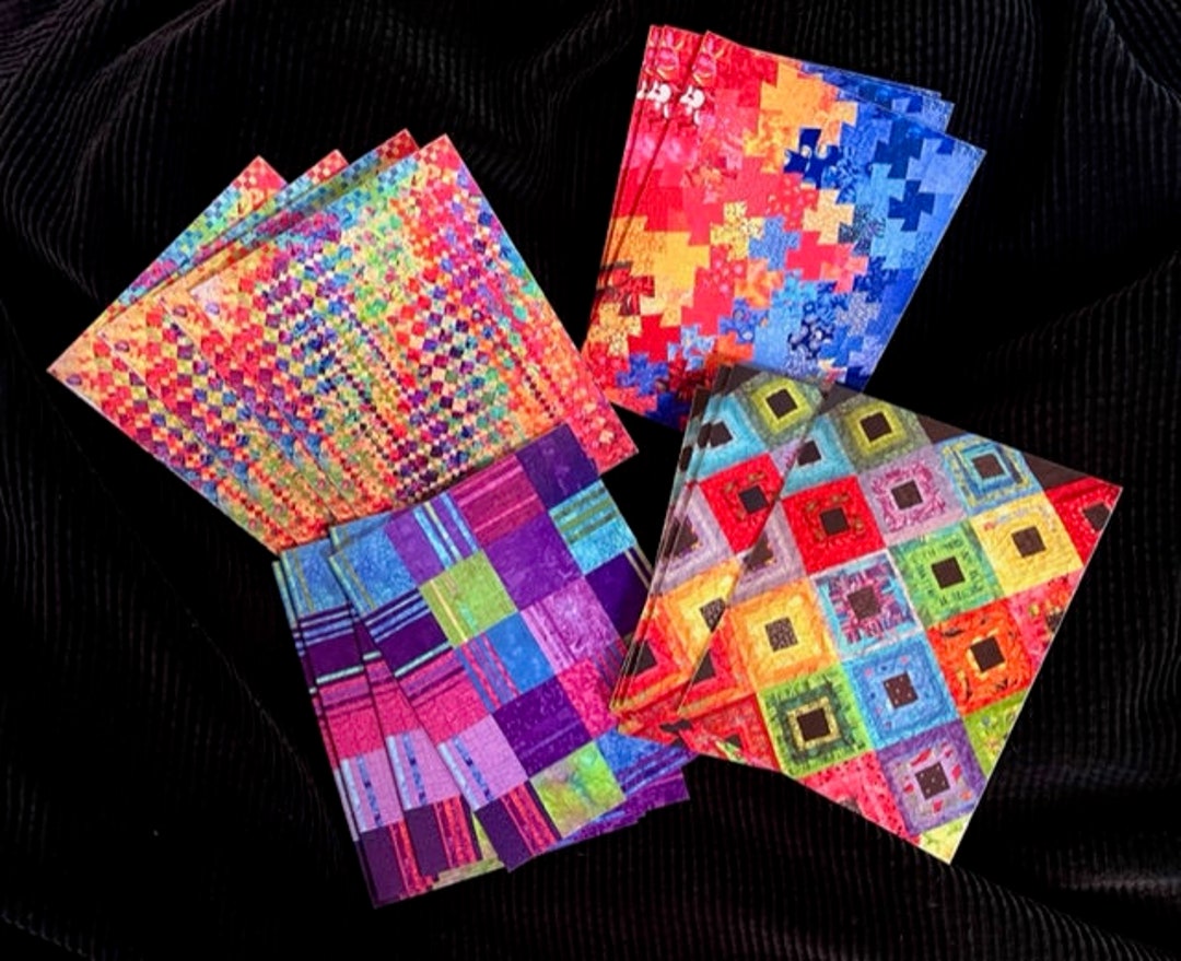 Blank Note Cards, Quilt Photo Cards, Colorful Note Cards, Best Gift ...