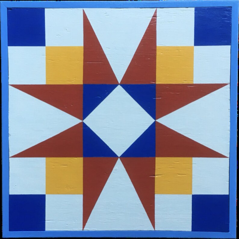 Blank Folk Art Cards Colorful Thank You Cards Barn Quilt Cards Original ...