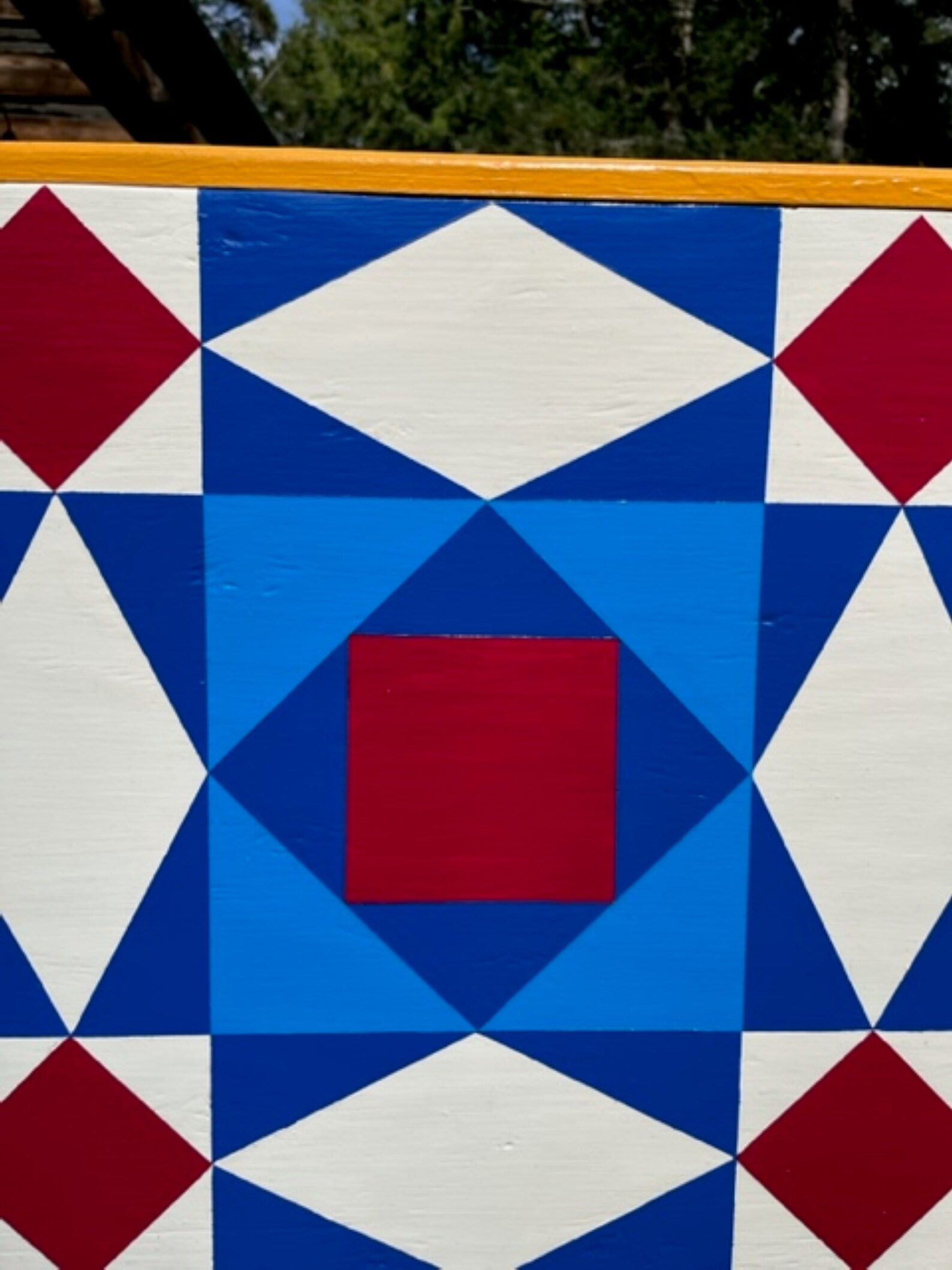 Hand Painted Barn Quilt: Folk Art Storm at Sea Wood Decor - Etsy