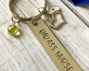 Badass keychain | Etsy