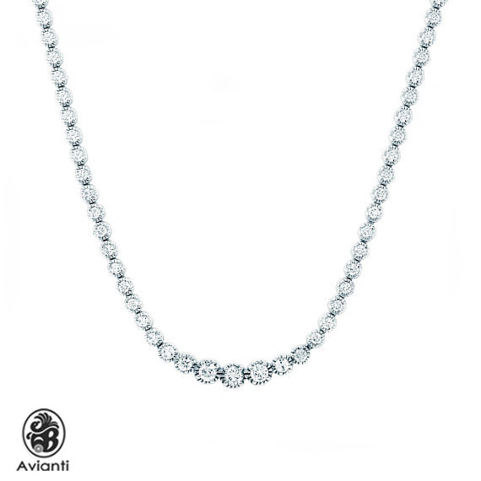 Diamond Necklace Diamond Opera Necklace Round Diamond - Etsy