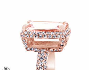 Pink Morganite Ring - Etsy