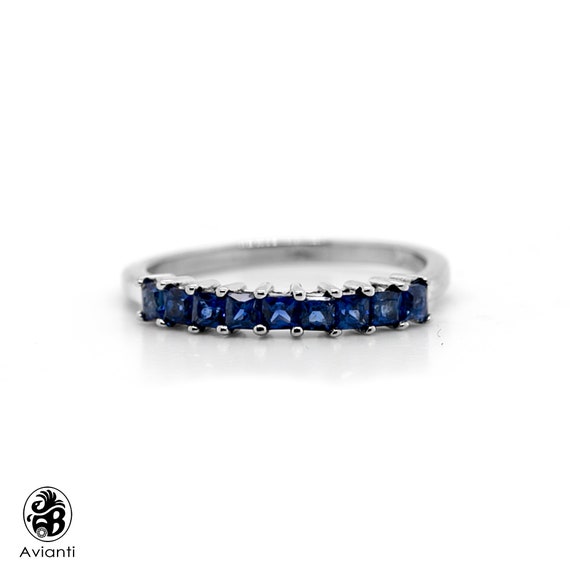 Sapphire Ring, September Birthstone, Blue Sapphire St… - Gem