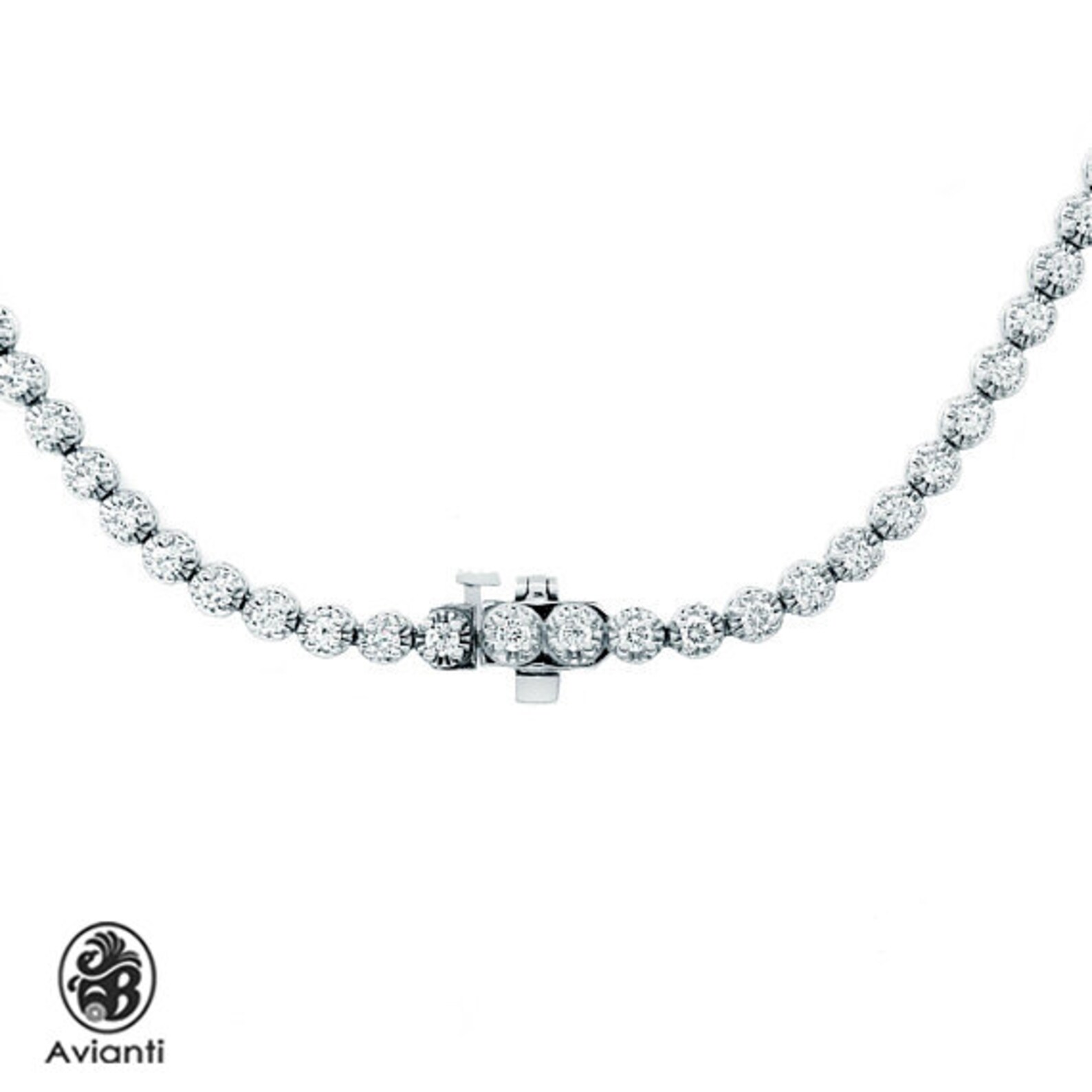 Diamond Necklace Diamond Opera Necklace Round Diamond - Etsy