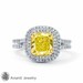Engagement Ring, Canary Engagement Ring, Yellow Diamond Engagement Ring ...